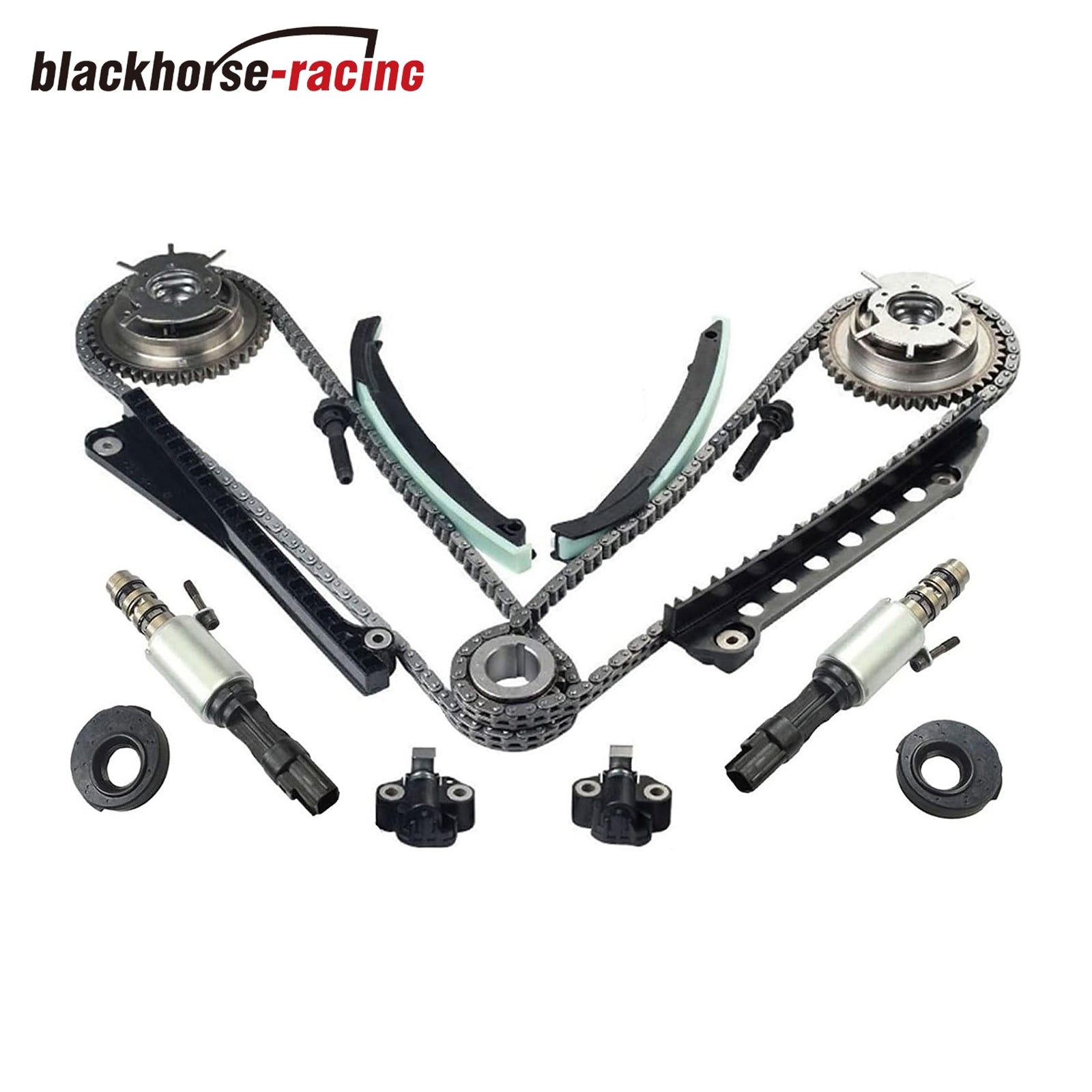 VVT Timing Chain Kit W/Camshaft Phasers (LH & RH),Water Pump,Timing Co ...