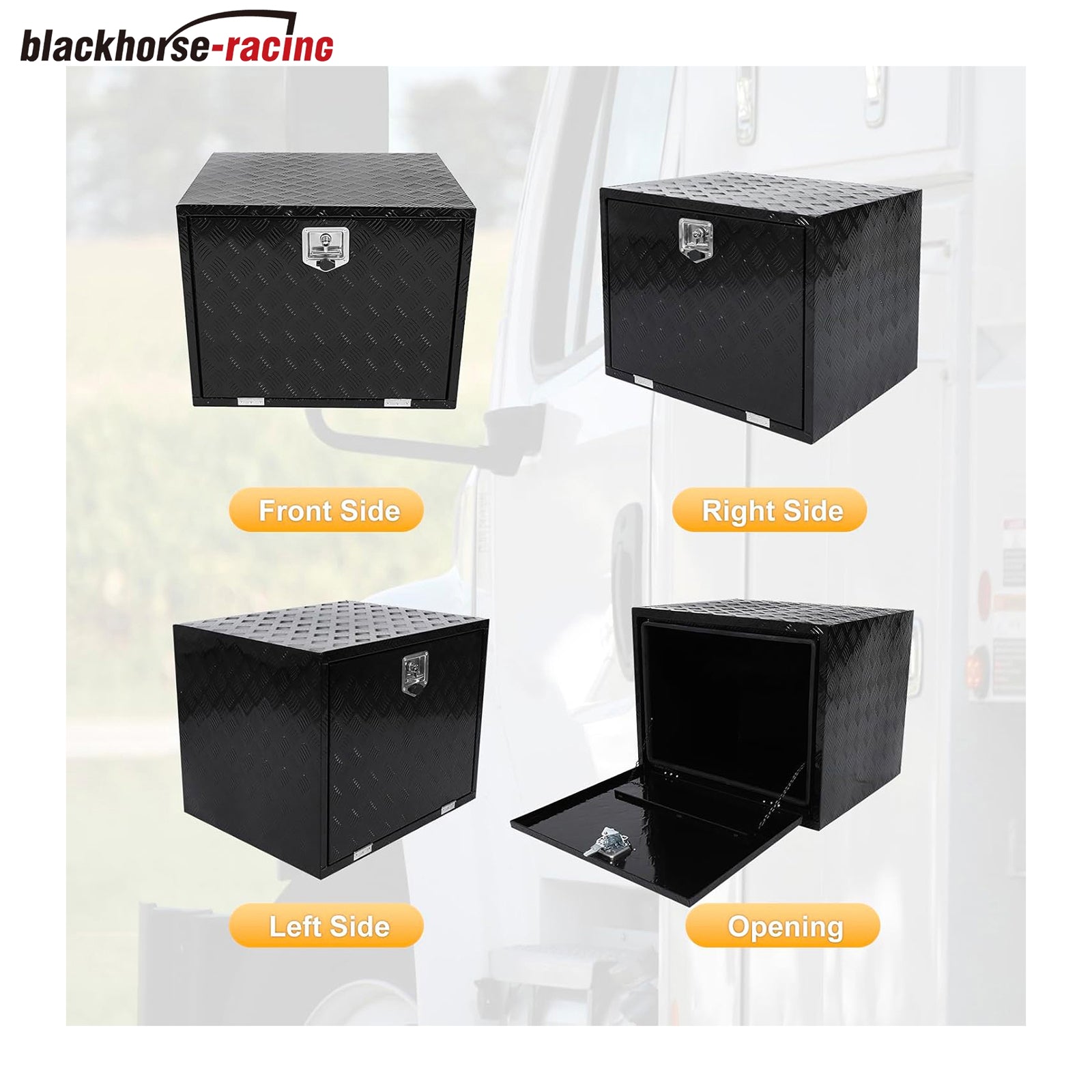 30 Inch Underbody Truck Tool Box Aluminum Storage Tool Box,30" x 24" x ...