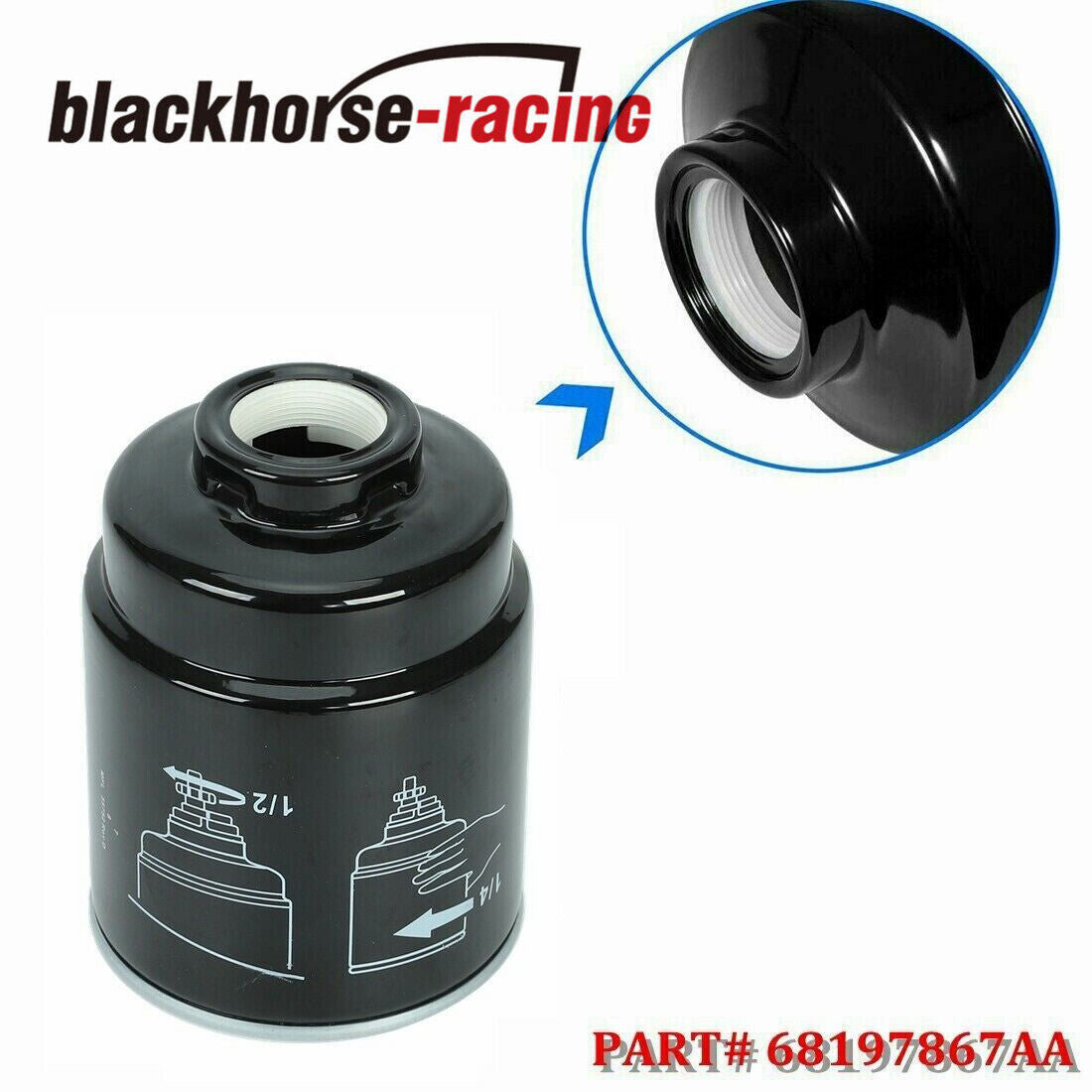 6.7L Diesel Fuel Filter Kit For 2013-2017 Dodge Ram 2500 3500 4500 550 ...