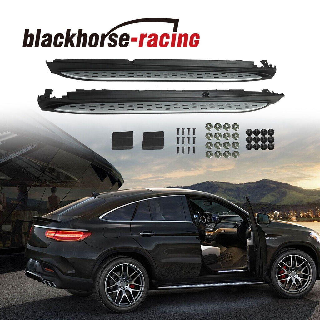 For Mercedes Benz GLE W166 ML350 2012-2018 Side Steps Nerf Bars Runnin ...